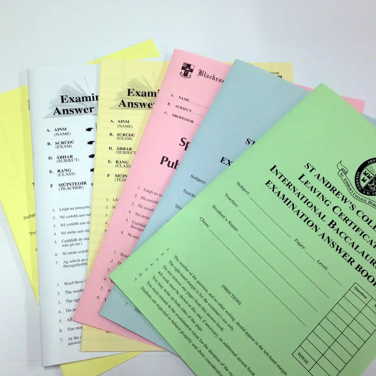 Exam Booklets - Print Depot