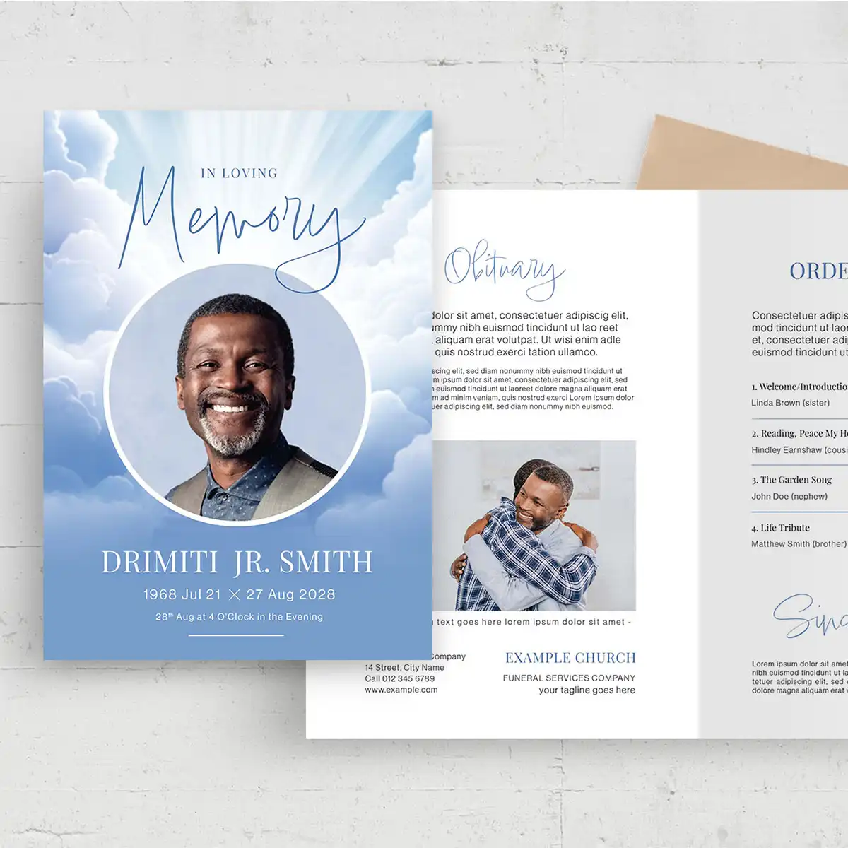 Funeral Service Sheet - Print Depot